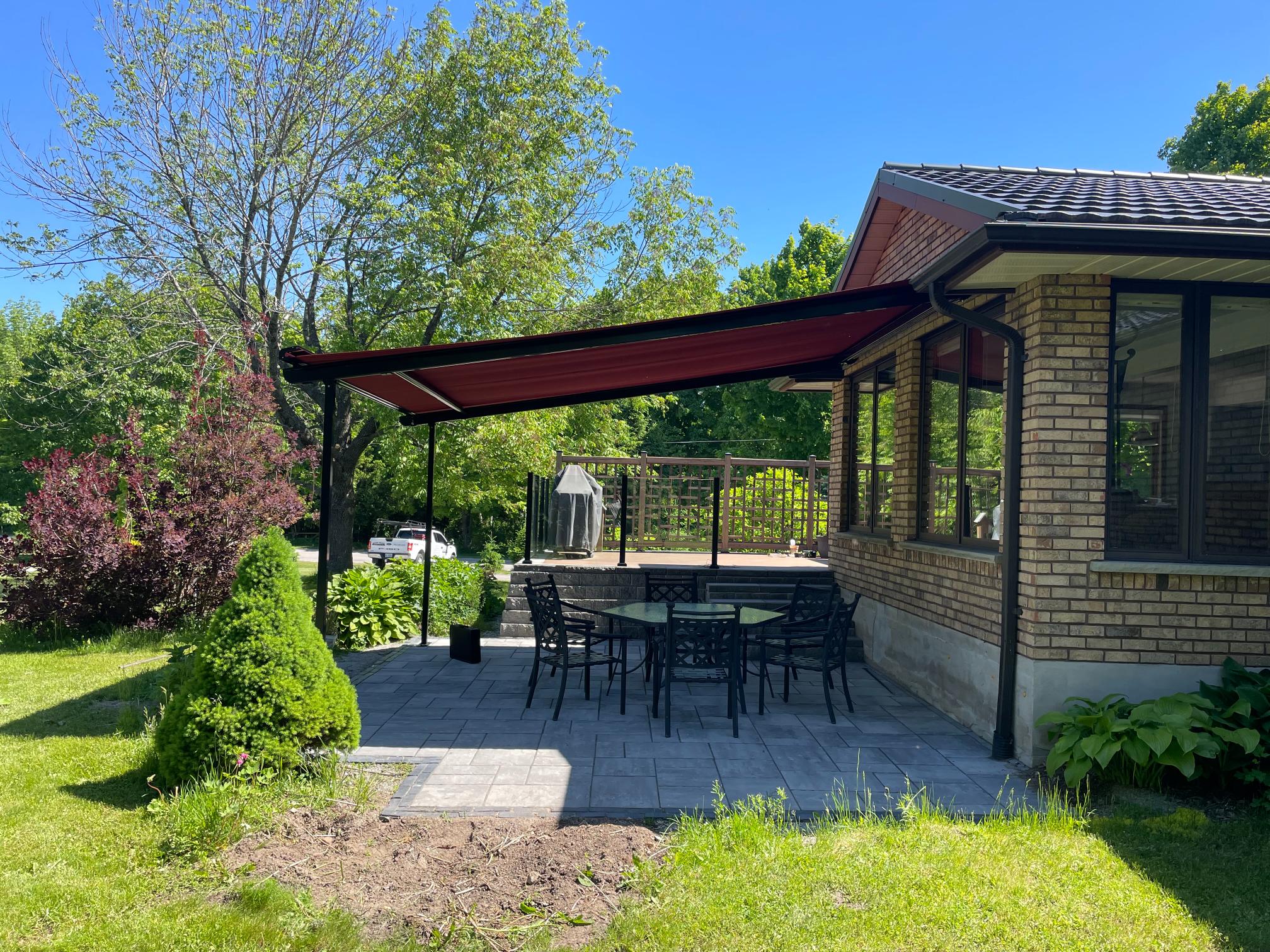 Retractable Patio Canopies Ontario - Store Front Awning